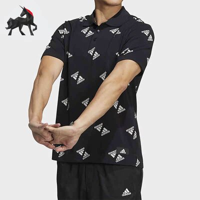 Adidas/阿迪达斯男子翻领短袖