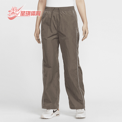 耐克女士健身跑步梭织长裤