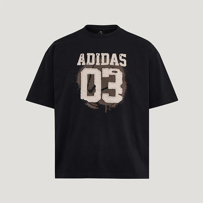 Adidas/阿迪达斯正品男士复古学院风经典宽松运动短袖T恤KX4882