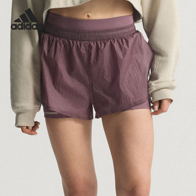 Adidas/阿迪达斯正品夏季女士休闲运动跑步松紧运动短裤KB8432