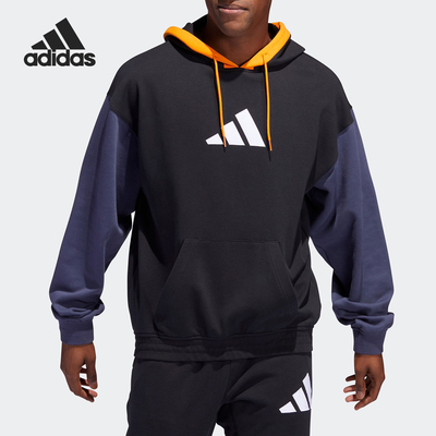 Adidas/阿迪达斯正品男士运动休闲长袖美式套头卫衣H61048