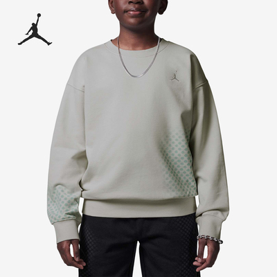 Nike/耐克正品Jordan Flight大童针织图案圆领卫衣IF3740-025