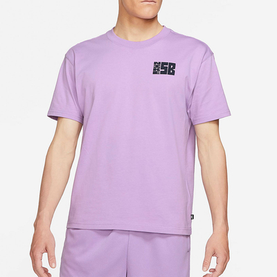 Nike/耐克正品SB字母印花圆领短袖T恤新款经典短袖T恤DJ4873-589