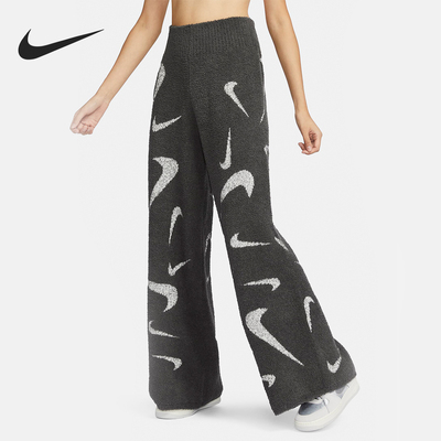 Nike/耐克正品新款女士个性印花休闲运动阔腿裤FD4289-254