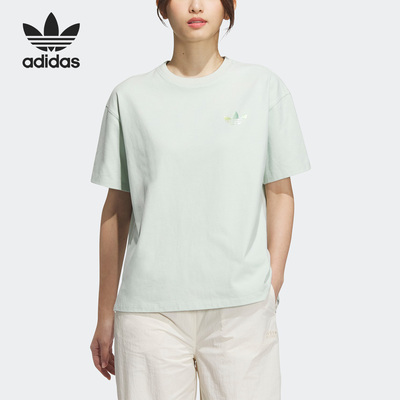 阿迪达斯正品女子短袖