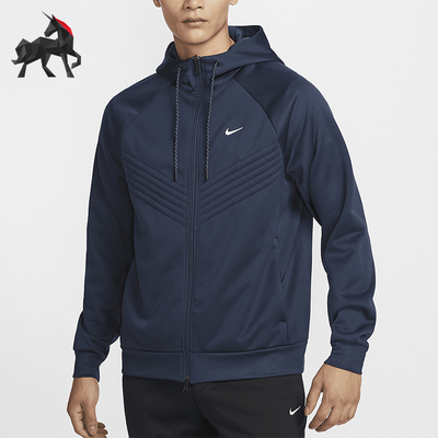 耐克男士冬季款全长拉链外套