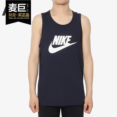Nike/耐克正品M NSW TANK ICON FUTURA 男子透气背心T恤 AR4992