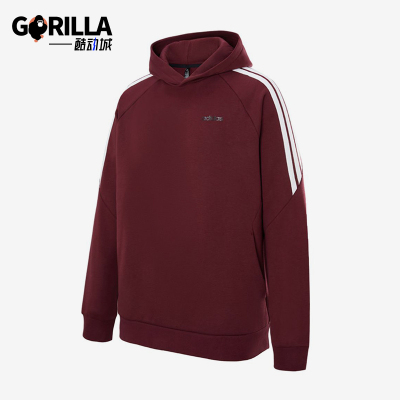 Adidas/阿迪达斯正品男士连帽套头长袖运动休闲卫衣KQ7889