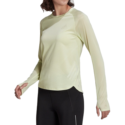 阿迪达斯女子跑步运动长袖T恤