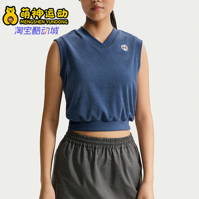 Nike/耐克正品Sportswear女士运动针织柔软无袖背心T恤IF0574-461