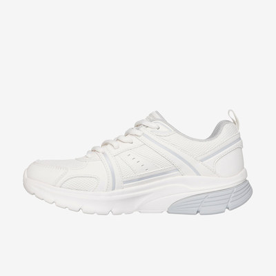 Skechers斯凯奇正品女款BOBS Vamos低帮时尚舒适跑步鞋117770-WHT