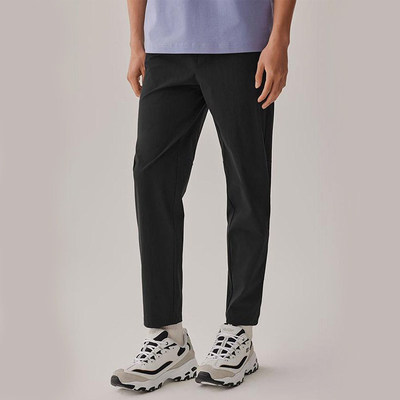 Skechers/斯凯奇正品春秋款男士印花松紧休闲梭织长裤L225M129