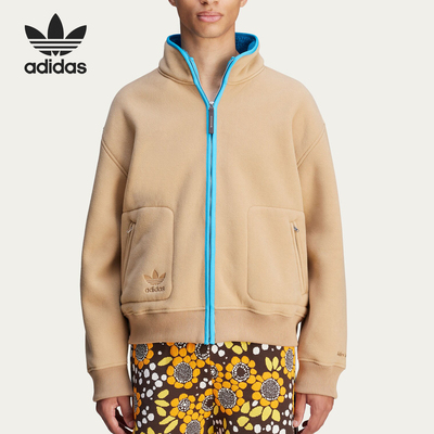 Adidas/阿迪达斯正品三叶草男女同款拉链休闲夹克外套JJ2937