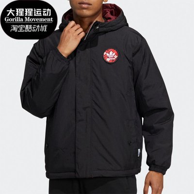 阿迪达斯男子双面穿棉服