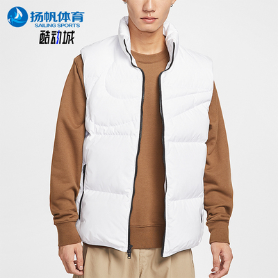 Nike/耐克正品2025冬季男士休闲宽松简约保暖羽绒马甲IH2369-100