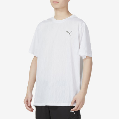 Puma/彪马正品2023新款休闲男子透气运动短袖T恤520141-01-02