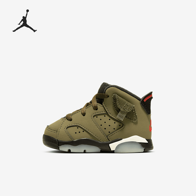 Nike/耐克正品Jordan 6 Retro SP 婴童耐磨运动鞋CQ3567-200