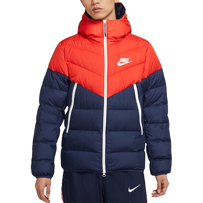 耐克男子保暖连帽运动羽绒服