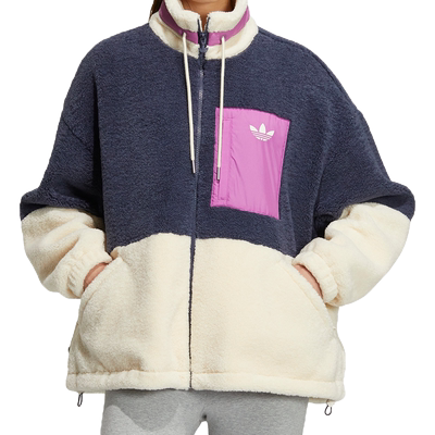 Adidas/阿迪达斯女子羊羔毛外套