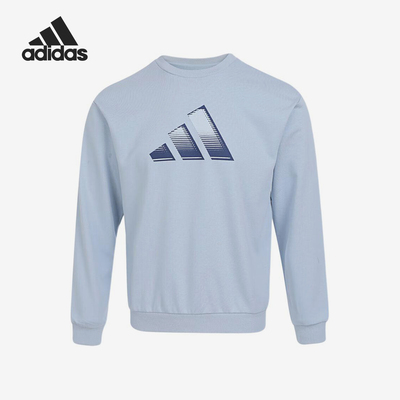 Adidas/阿迪达斯正品套头简约长袖2025年秋季儿童经典卫衣KS0644