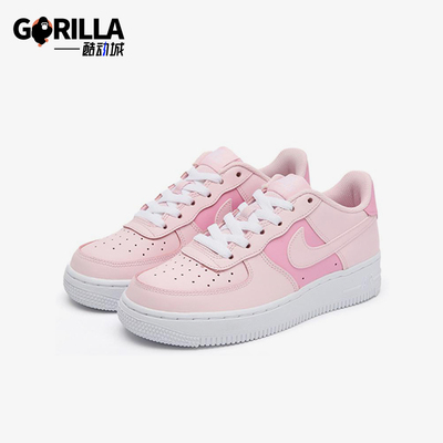 Nike/耐克正品Air Force 1 GS女子大童休闲低帮板鞋CV9646-600