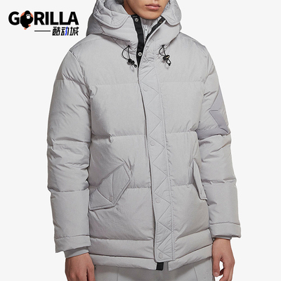 Nike/耐克正品Jordan Wings男士保暖连帽拉链羽绒服BQ4171-059