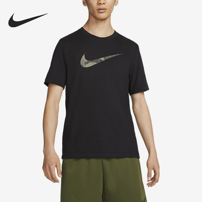 Nike耐克正品男印花圆领休闲运动短袖T恤DR7562-010