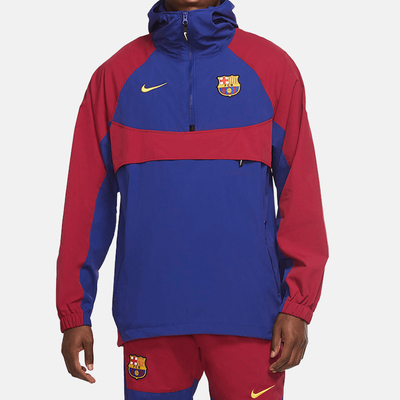 耐克足球半拉休闲链外套