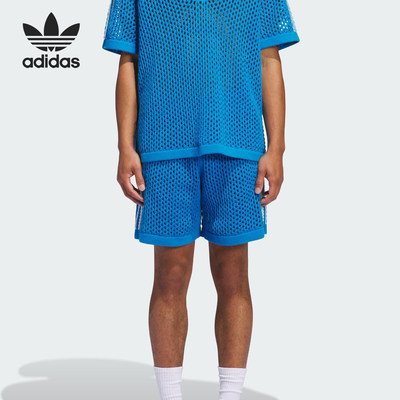 Adidas阿迪达斯正品originals x CLOT男女透气网状短裤JF4272