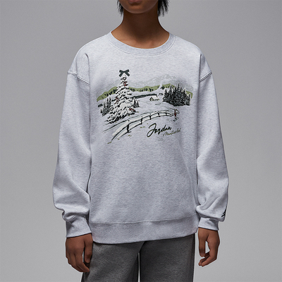 Nike/耐克正品Resort大童运动加绒圆领休闲宽松卫衣IQ9985-051