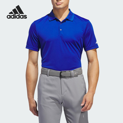 Adidas/阿迪达斯正品2025夏季男士翻领透气运动POLO衫IU4438