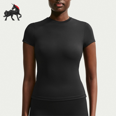 Nike/耐克正品新款女士修身圆领弹力套头短袖T恤IR5023-054