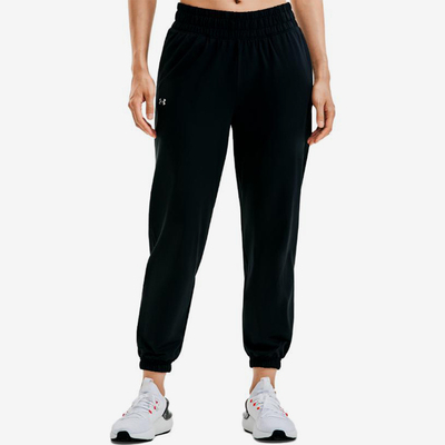 UA/安德玛正品Meridian Pant女子宽松针织束脚长裤1377079-001