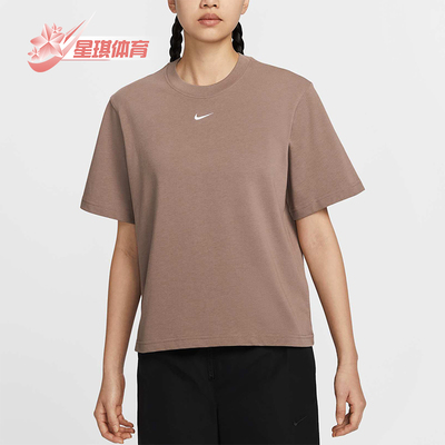 耐克女士透气运动休闲宽松短袖