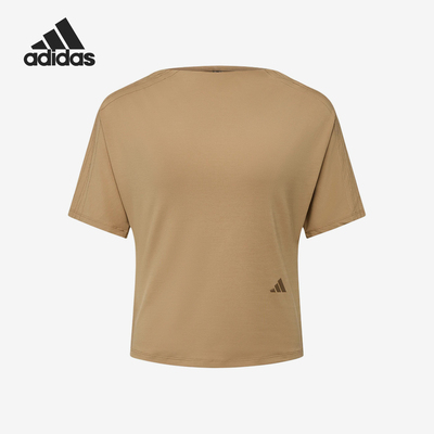 Adidas/阿迪达斯正品女士透气时尚简约休闲运动短袖T恤LE7992