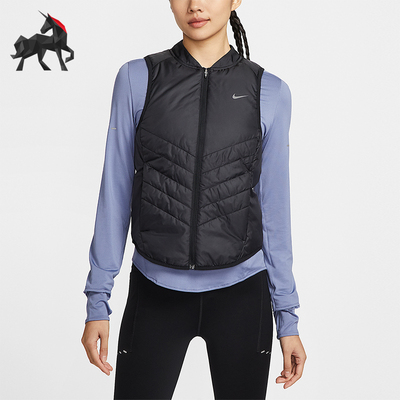 Nike/耐克正品秋冬女士拉链修身运动经典亲肤棉马甲IF1244-010