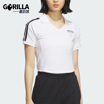 Adidas/阿迪达斯正品DANCE POLO TEE女士经典针织POLO衫KE5799