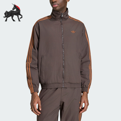 Adidas/阿迪达斯正品三叶草男士足球风立领运动外套KS7492
