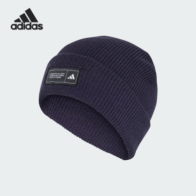 Adidas/阿迪达斯正品2025年秋季男女运动保暖绒线帽IY5256