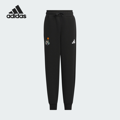 Adidas/阿迪达斯正品LK GFX KN PNT小童束脚运动休闲裤KB4569