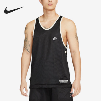 Nike/耐克官方正品休闲透气夏季训练篮球男子运动背心DX0334-010