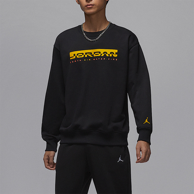 Nike/耐克正品JORDAN男士运动字母印花圆领针织套头衫IQ2978-010
