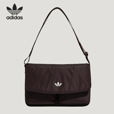 Adidas/阿迪达斯正品三叶草男女日常时尚经典休闲斜挎包KT7417