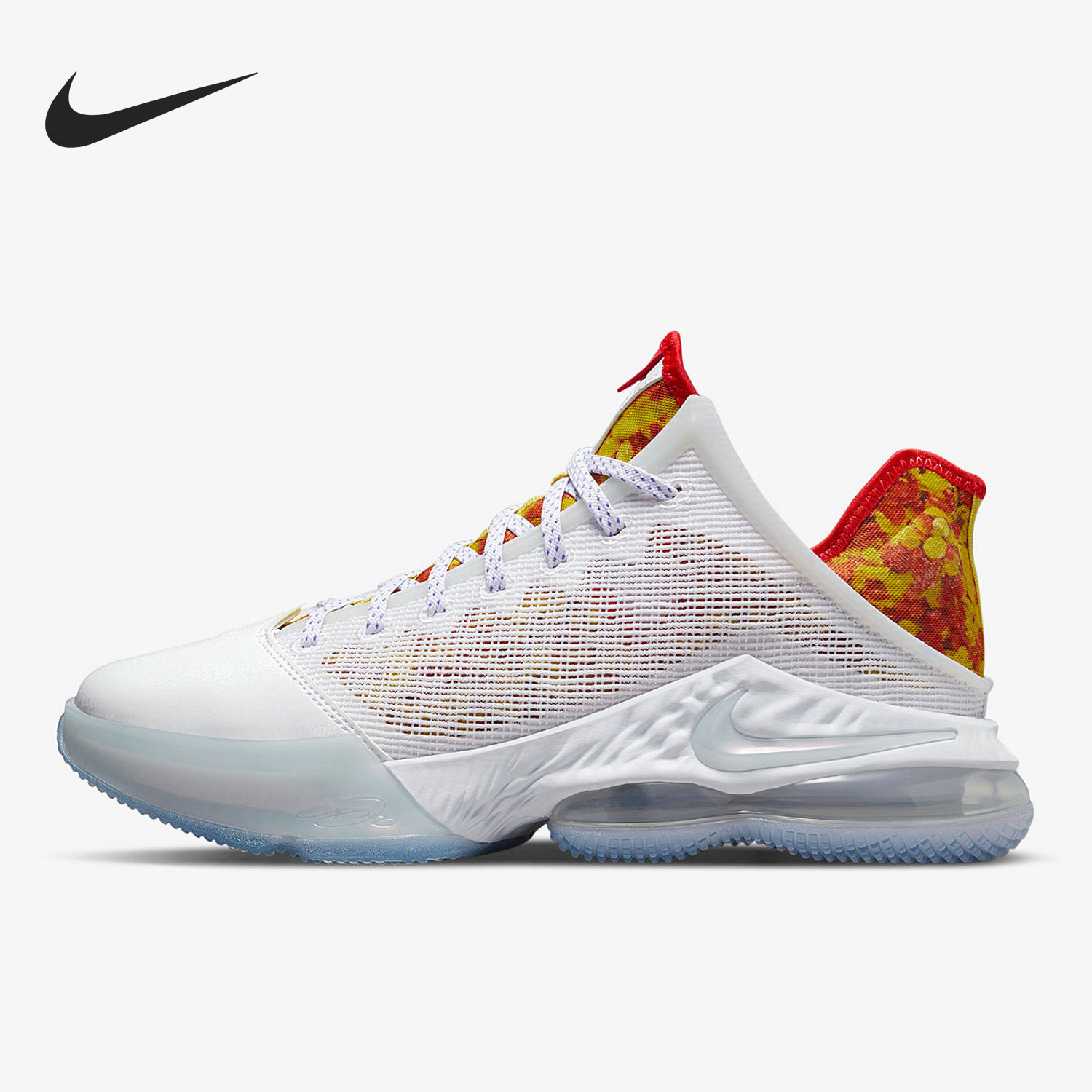 Nike/耐克正品Lebron 19 Low男士减震运动气垫篮球鞋DQ8344-100