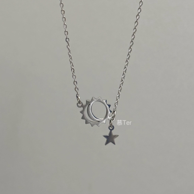 【朱马】慕Ter太阳月亮juniormark星星吊坠项链手链