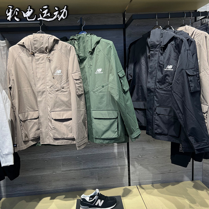 NEW BALANCE/NB春季工装男女款短款夹克外套AMJ31320-BK DON DRI_虎窝淘
