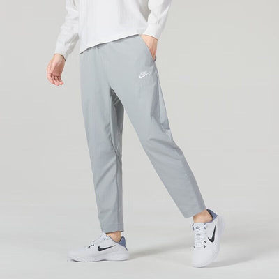Nike耐克灰色速干长裤男