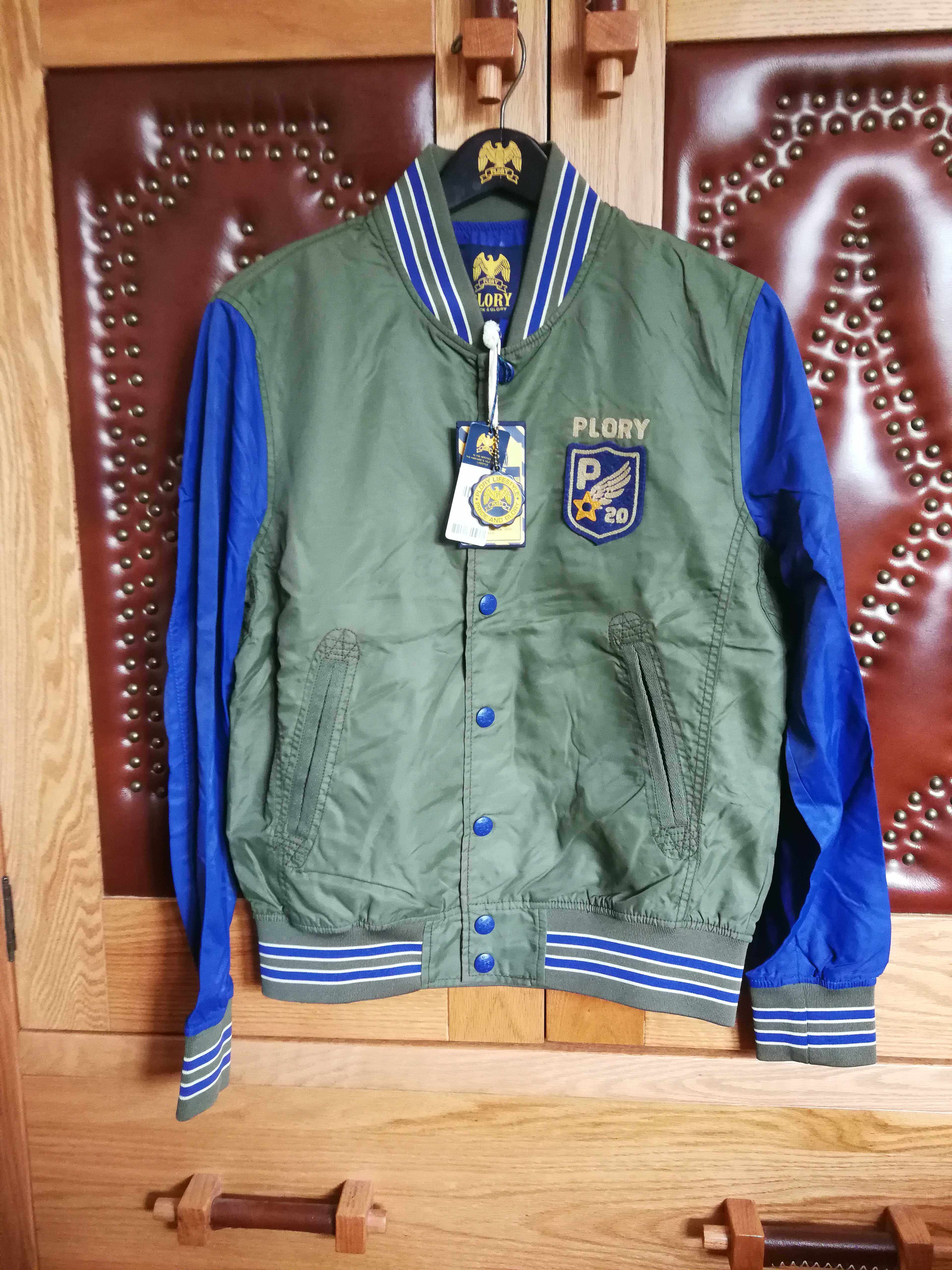 PLORY男装经典棒球服夹克POJJ411B01_虎窝淘