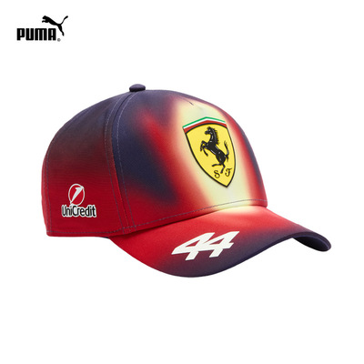 极地PUMA彪马法拉利F1汉密尔顿44号中国特别款联名限量遮阳棒球帽