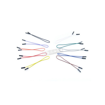 Waveshare 杜邦线 1PIN 2.54间距 200毫米 1P 一捆10条10种颜色